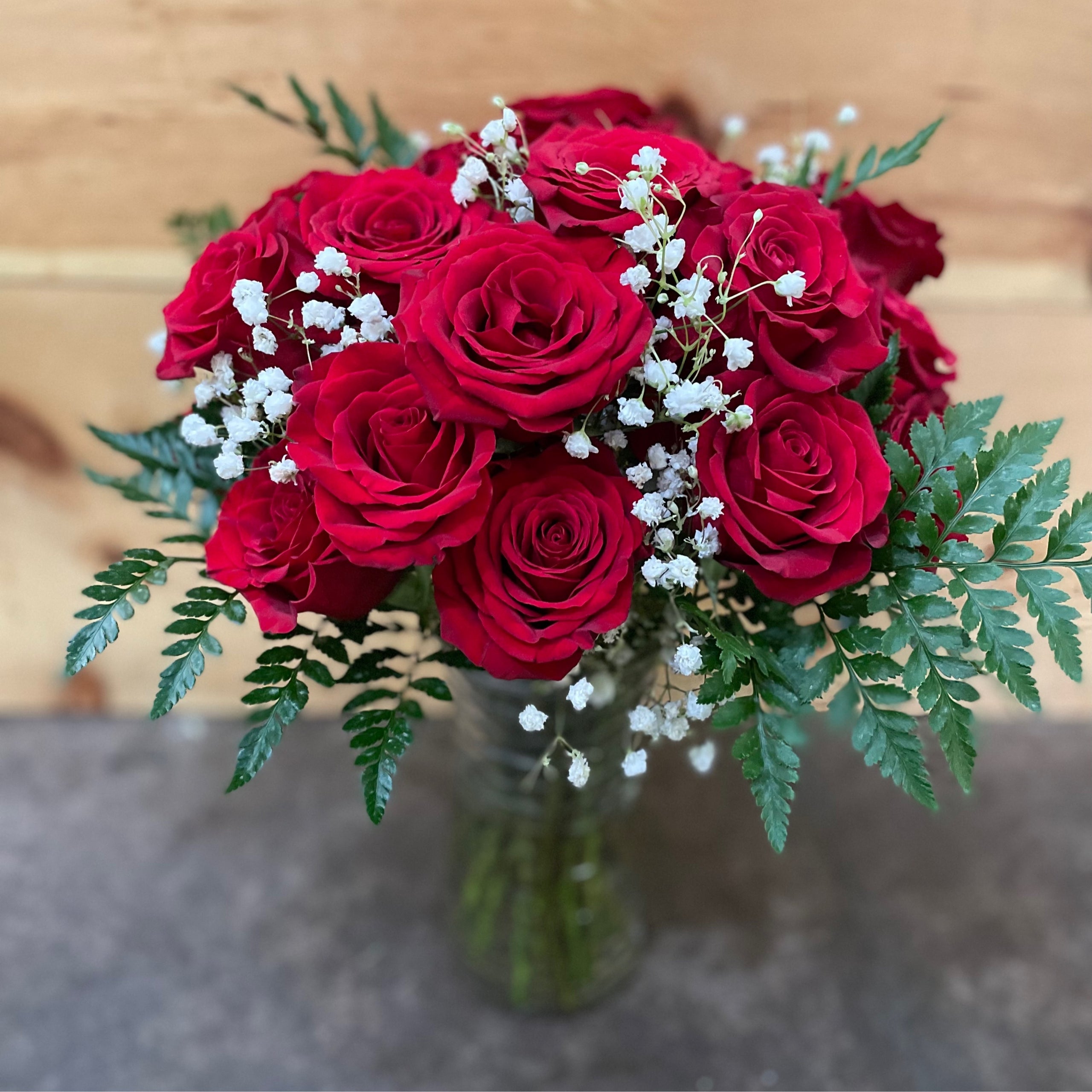 Two Dozen Rose Arrangement | Flower Boys